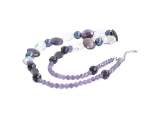 Cristalia 💎 Coliere cu Pietre semipretioase 👉Model Unicat